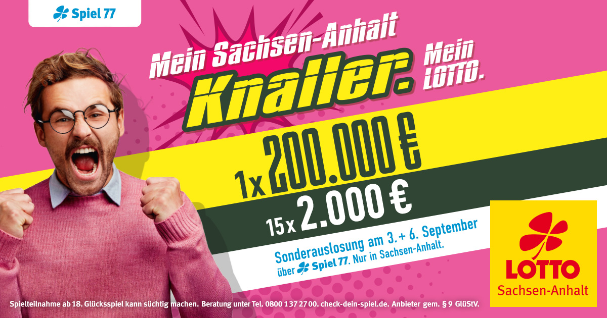 200.000-Euro-Gewinn im Landkreis Wittenberg