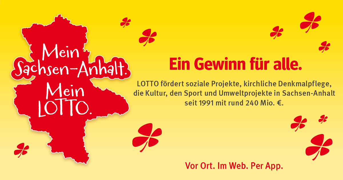 LOTTO Sachsen-Anhalt ist ein Gewinn für alle