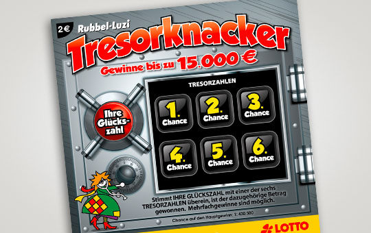 Rubbellose von LOTTO Sachsen-Anhalt
